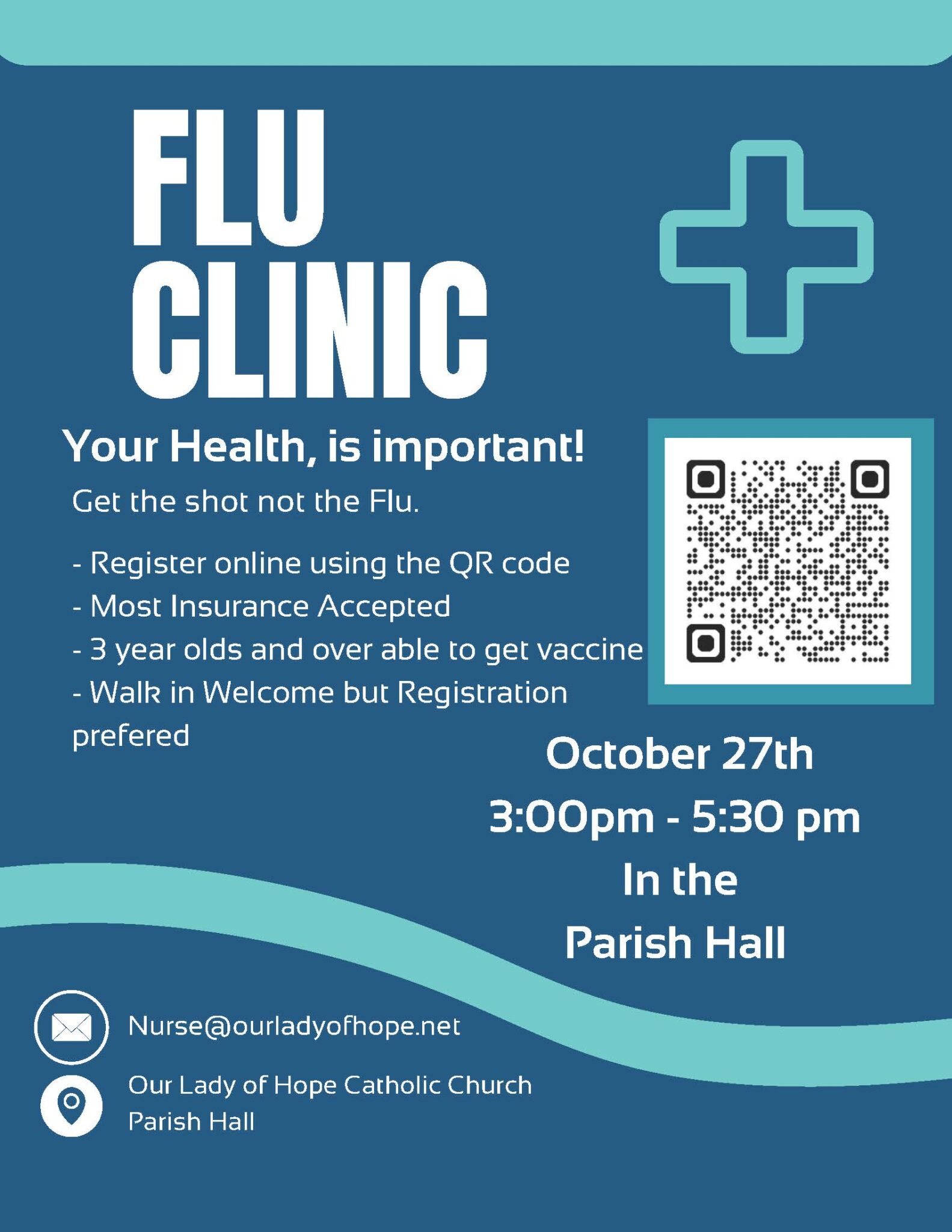 Flu Clinic | Our Lady of Hope Catholic Church